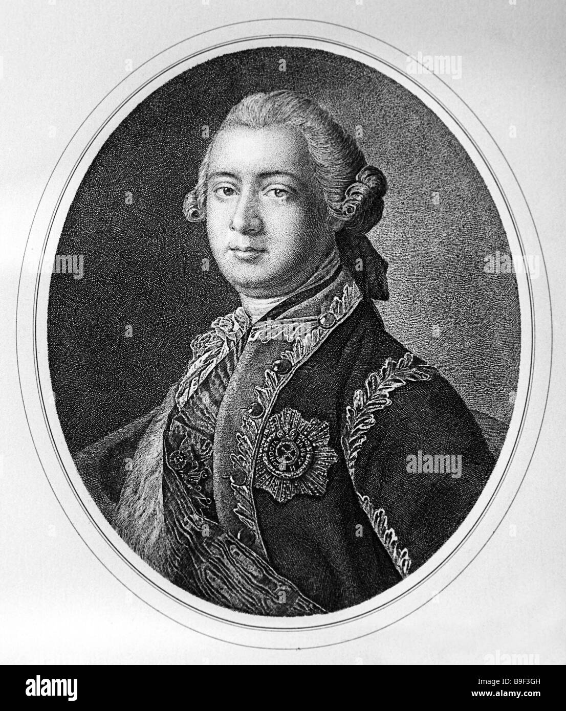 Count Alexei Razumovsky 1709 1771 general and field marshal morganatic ...