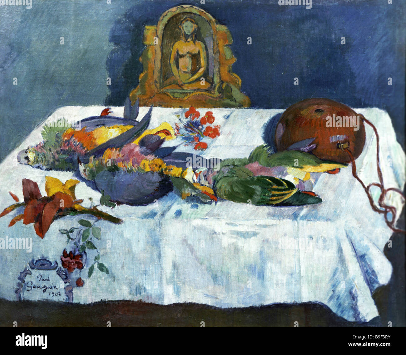 Still Life With Parrots by Paul Gauguin 1902 Reproduction Collection of ...