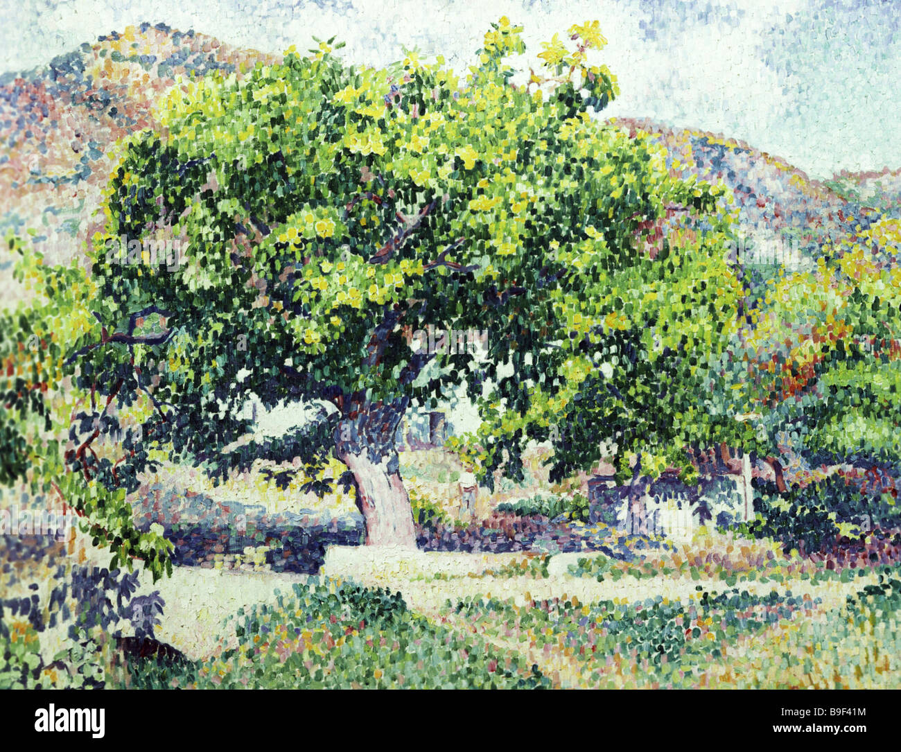 Reproduction of Henry Cross 1856 1910 painting Near the House from the ...