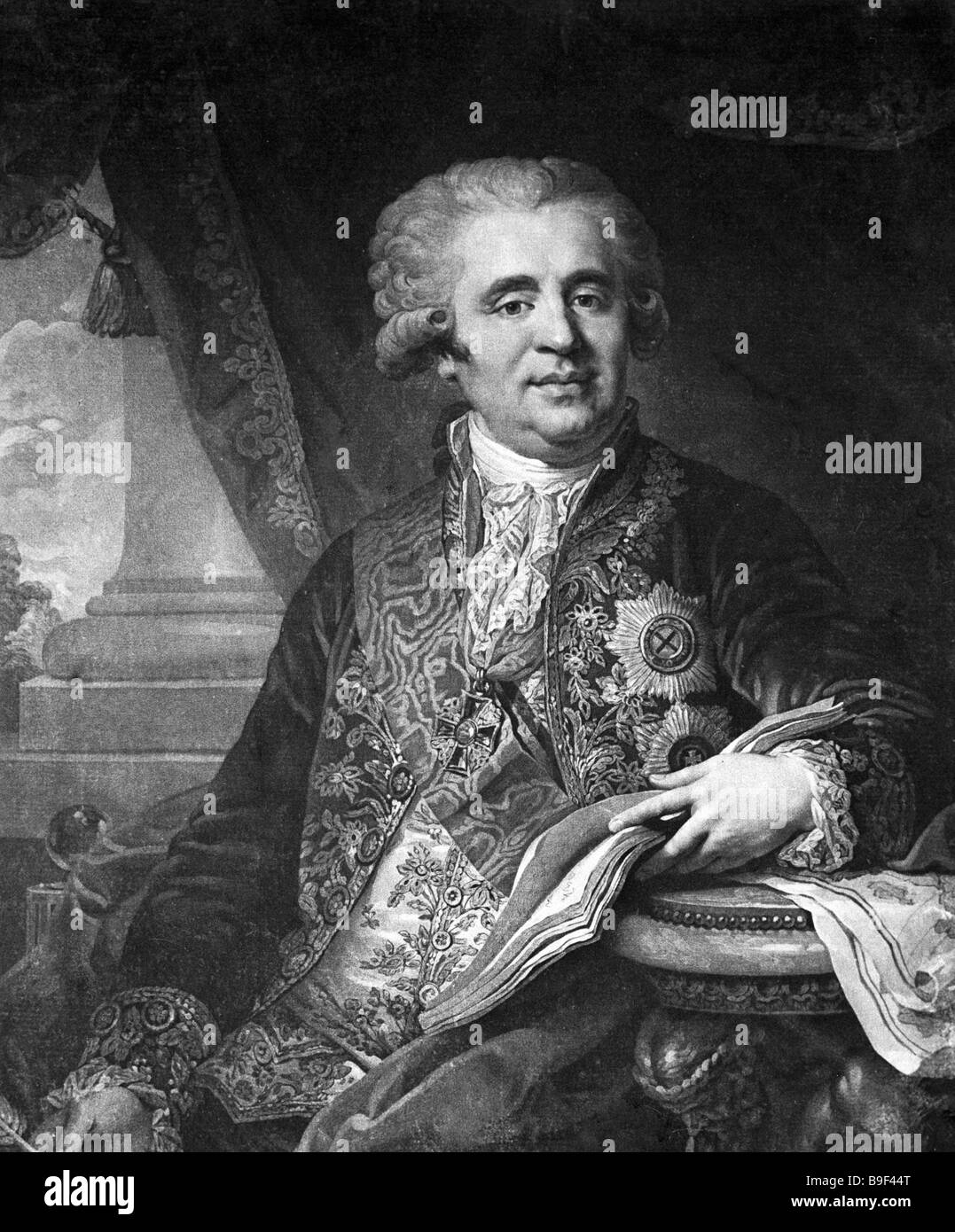 Portrait of Russian statesman Alexander Bezborodko 1747 1799 State ...