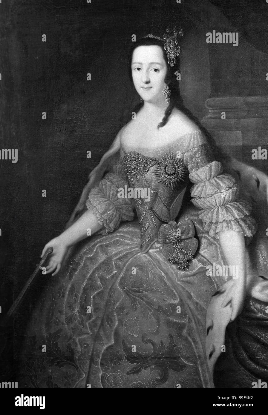 Georg K Groot s portrait of Grand Duchess Catherine future Empress ...