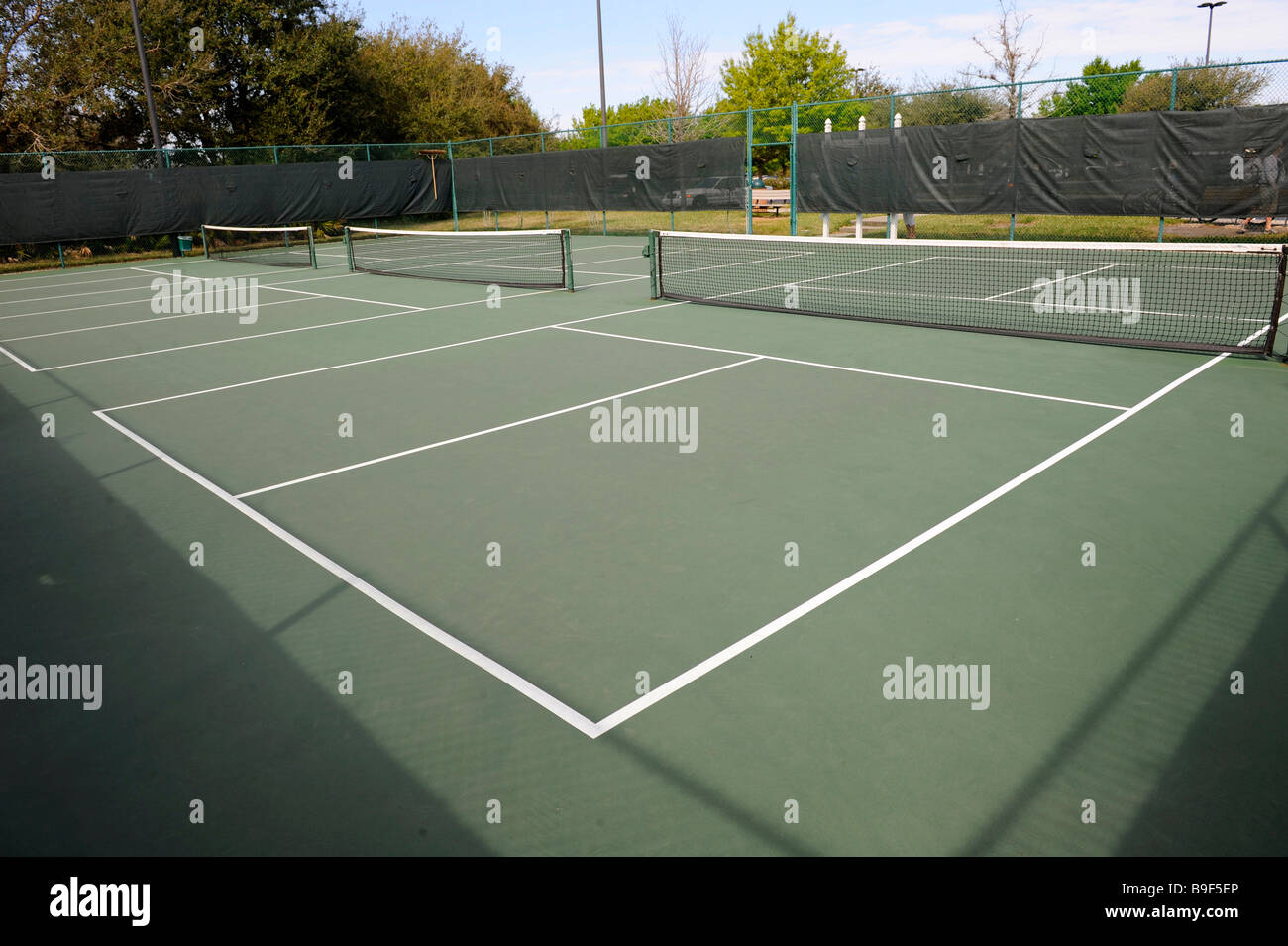 Pickleball sports court hi-res stock photography and images - Alamy