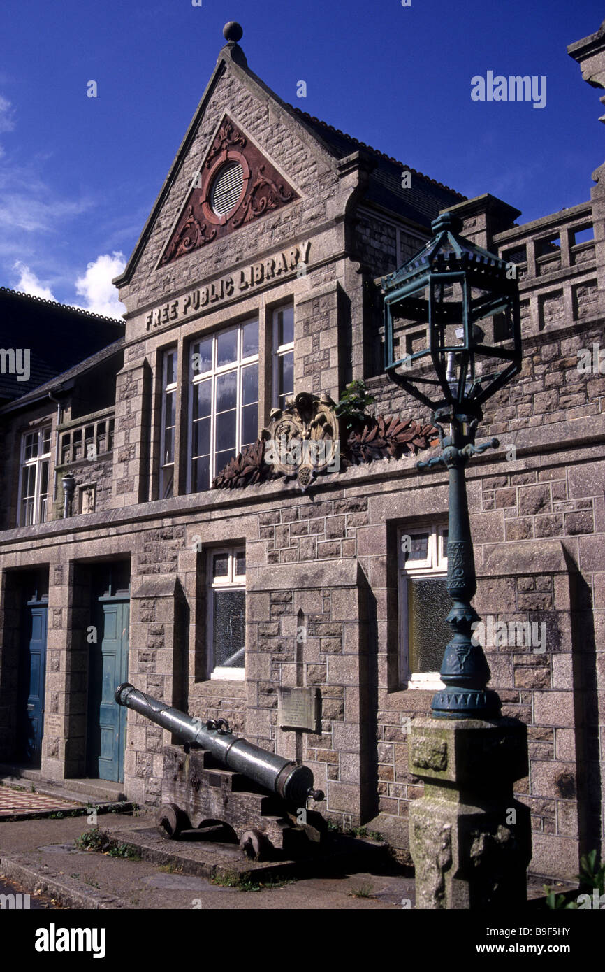 Penzance Library, Cornwall, UK Stock Photo - Alamy