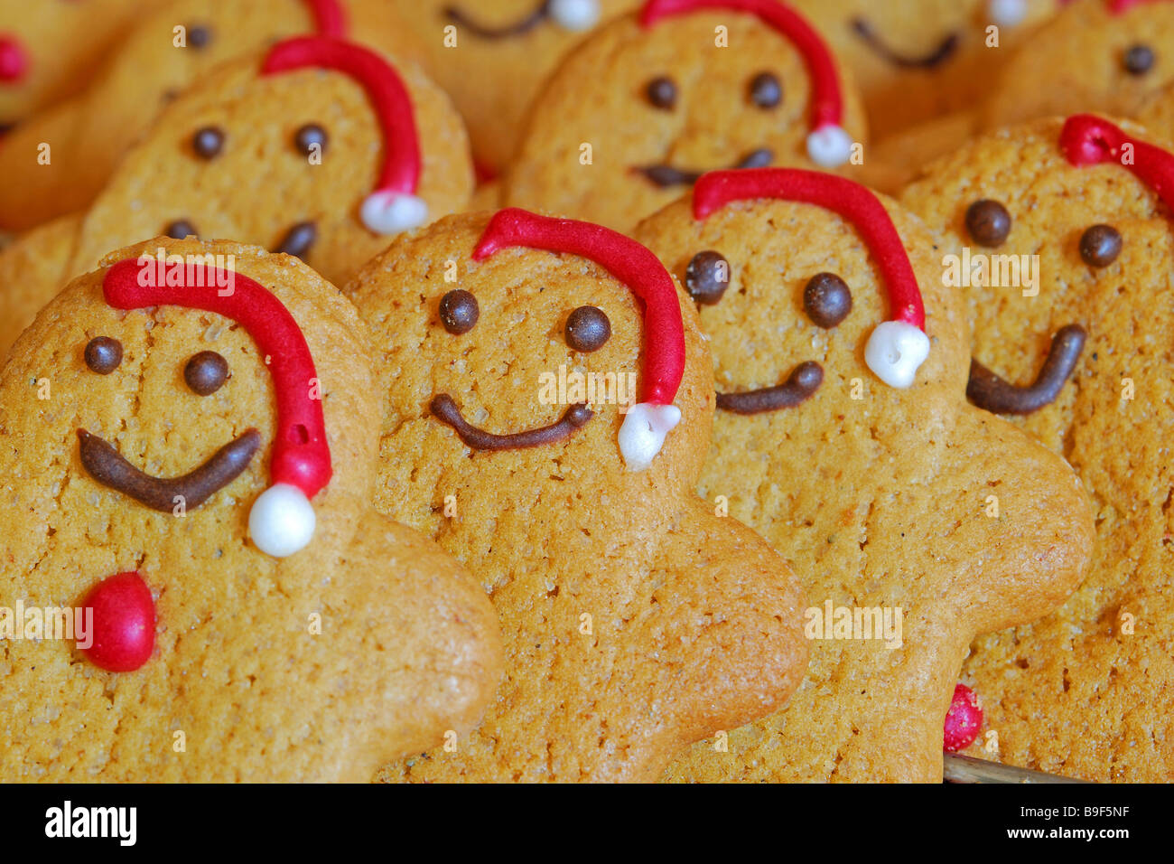 Many santas hi-res stock photography and images - Alamy