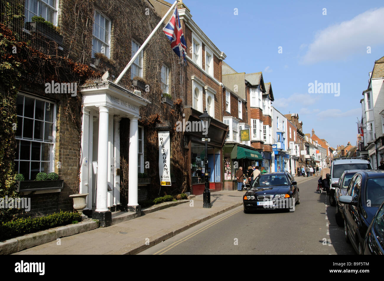 Rye East Sussex southern England UK a historic Cinque Ports town Stock ...