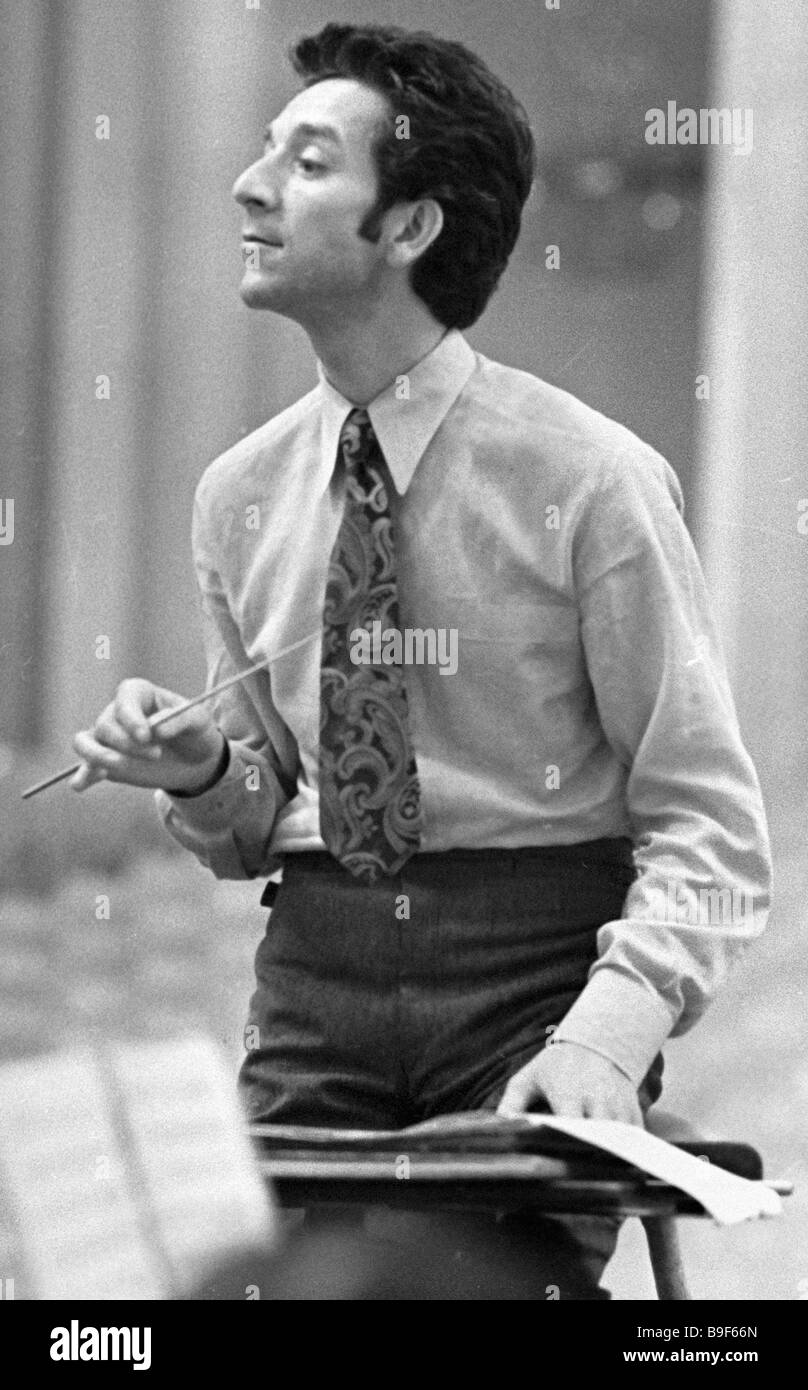 Conductor Yury Temirkanov Stock Photo - Alamy