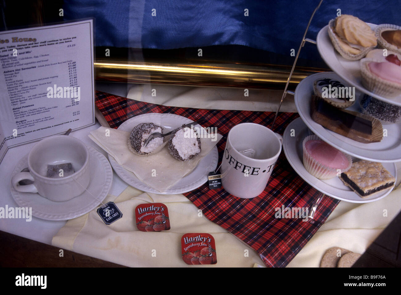 British tea time array Stock Photo - Alamy