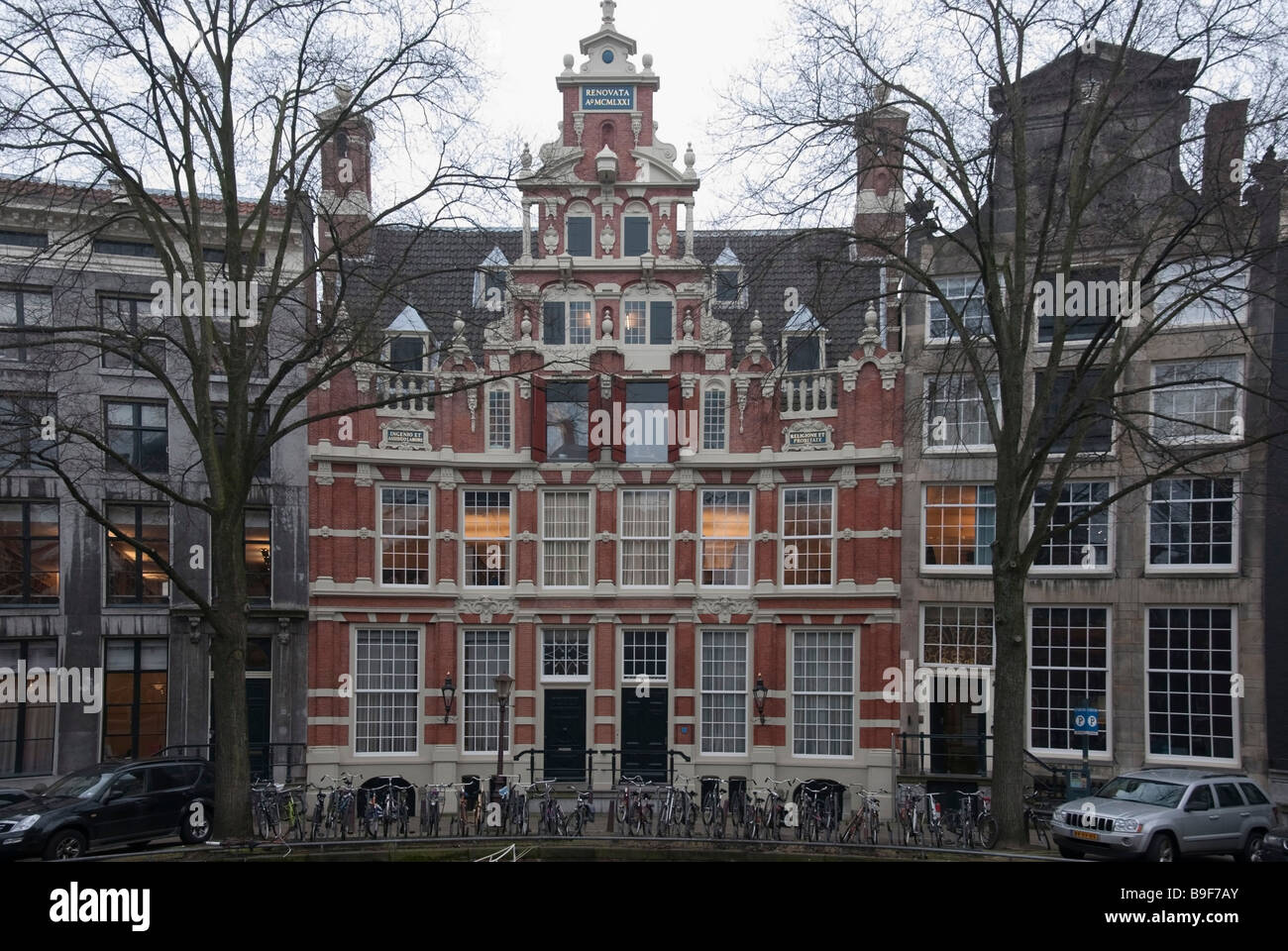 Typically Ornate Golden Age Merchants House Amsterdam Stock Photo - Alamy