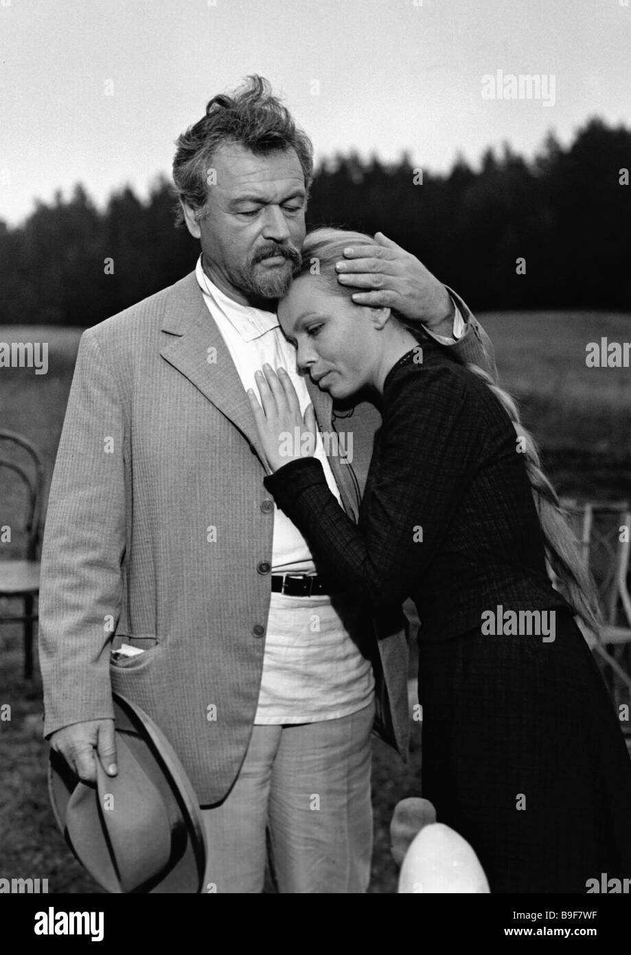 Yefim Kopelyan left as Dorn and Valentina Telichkina right as Masha ...