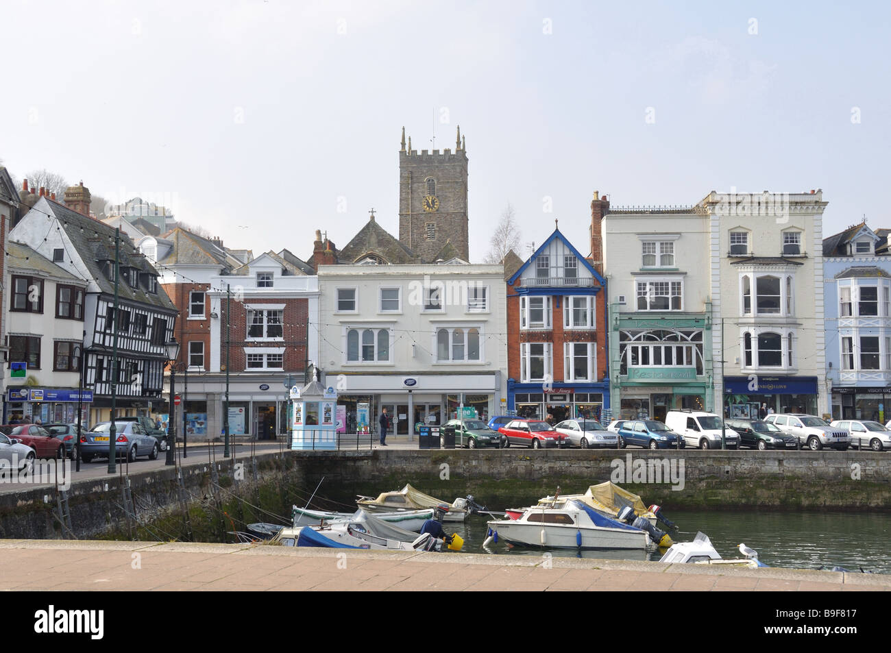Dartmouth Harbour, The Boat Float, Devon, England Stock Photo - Alamy