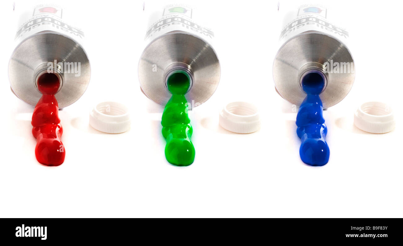 tubes of paint Stock Photo - Alamy