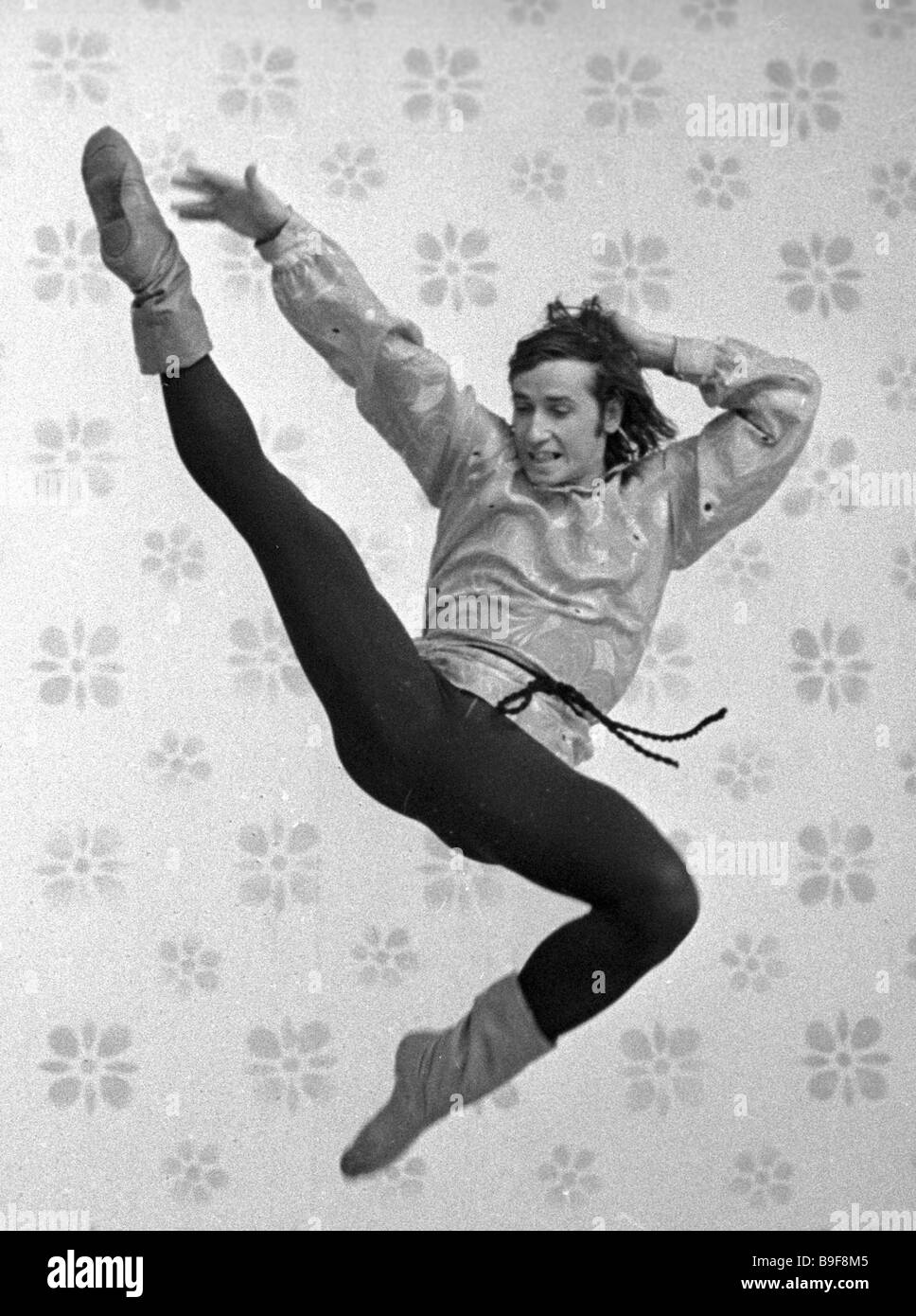Dancer Yuri Vladimirov in the main part of the ballet Chastushka ...