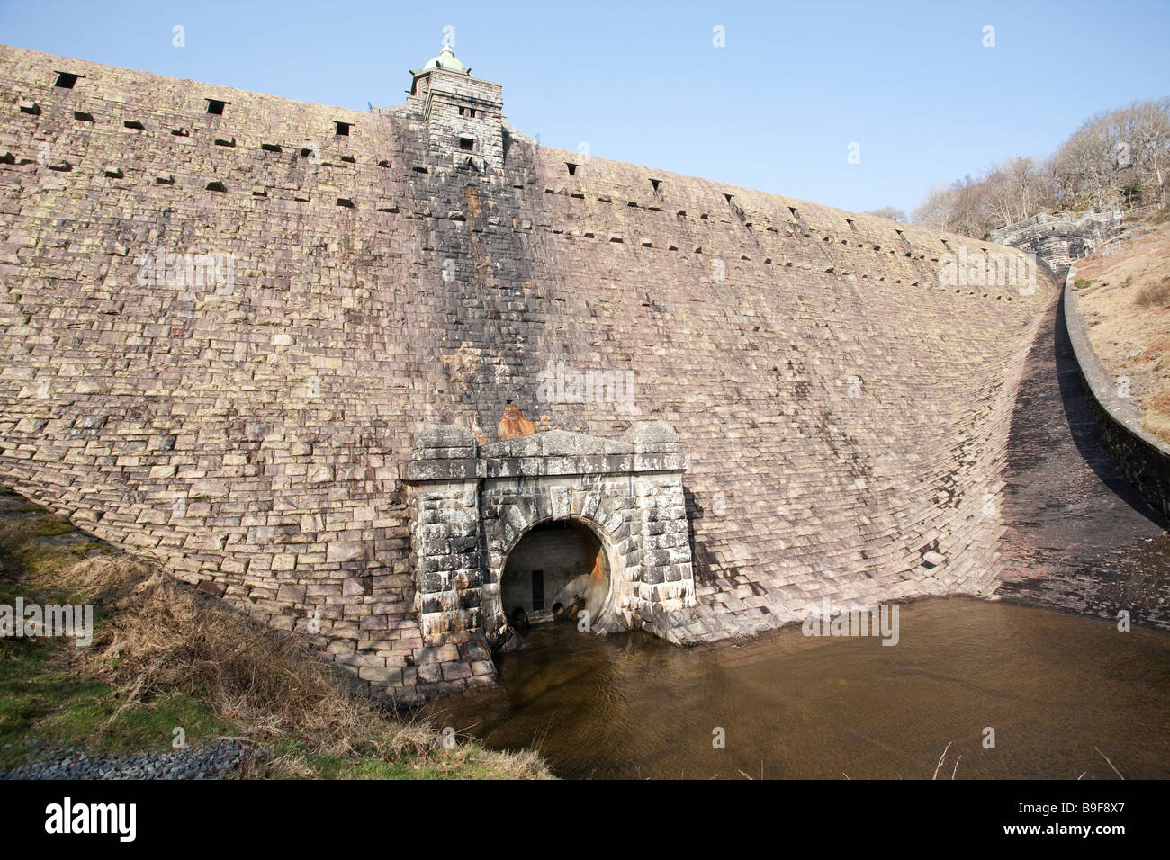 Pen y garreg dam in the elan Valley in Wales Stock Photo - Alamy