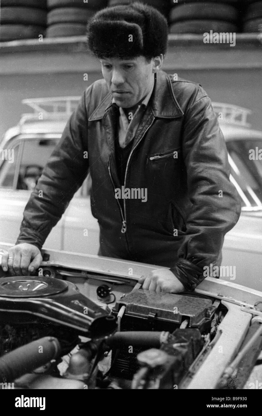 Car racer Yury Lesovsky Stock Photo - Alamy