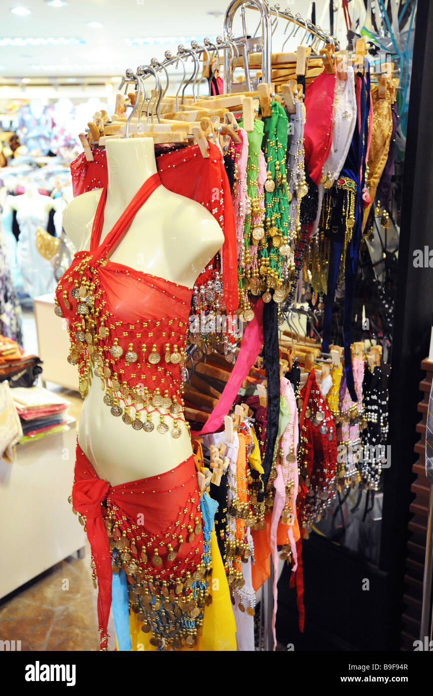 Exotic Thai clothing in a department store at Patong beach Phuket ...