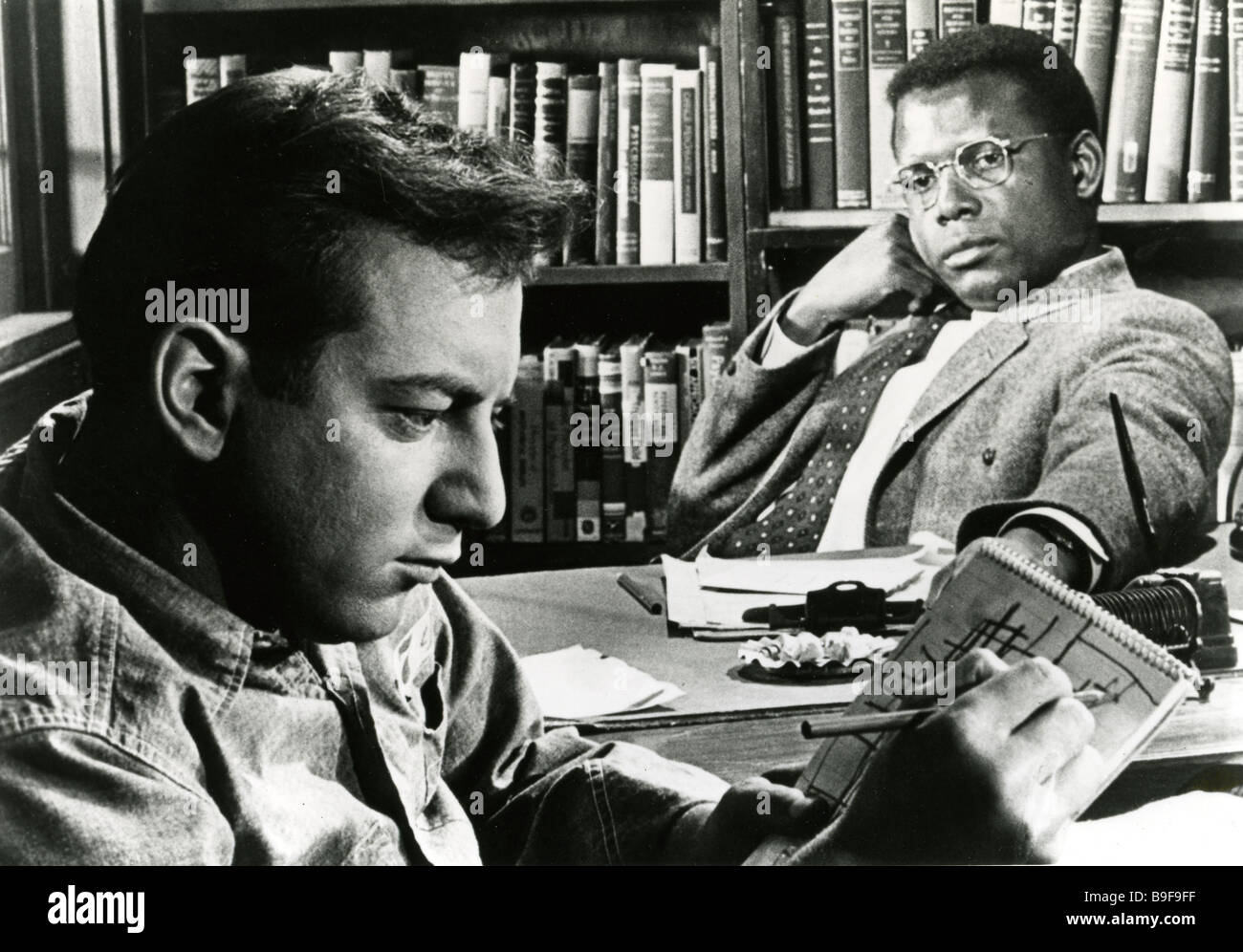 PRESSURE POINT 1962 MGM film with Bobby Darin at left and Sidney ...