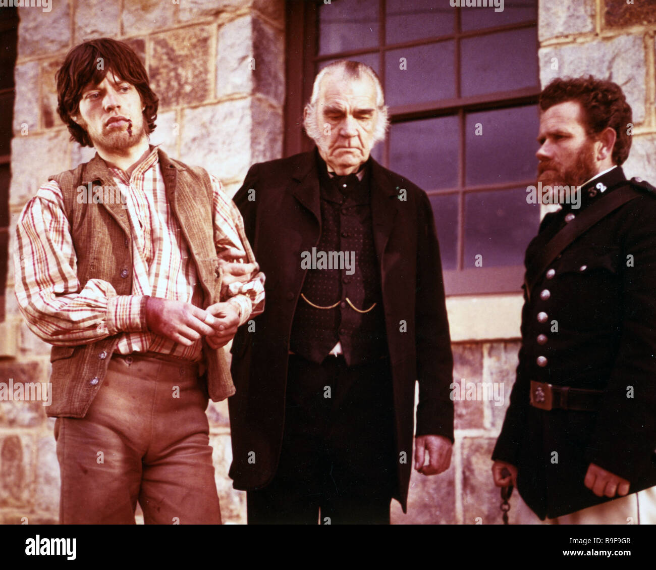 NED KELLY Mick Jagger at left in the 1970 Woodfall film Stock Photo - Alamy
