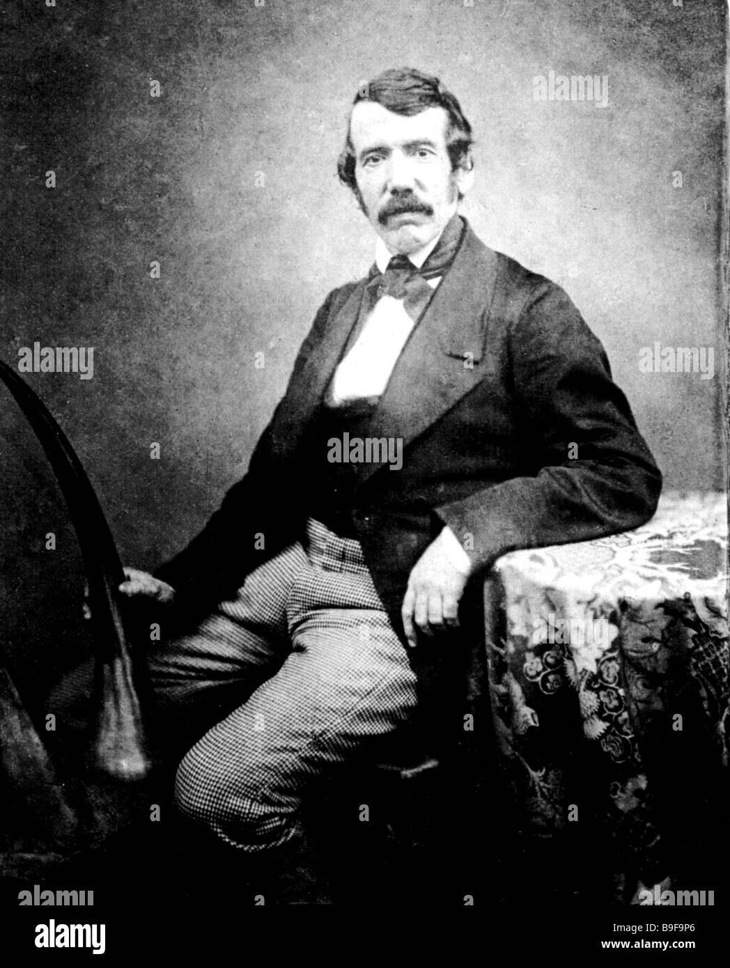DAVID LIVINGSTONE Scottish missionary and explorer 1813 to 1873 Stock ...