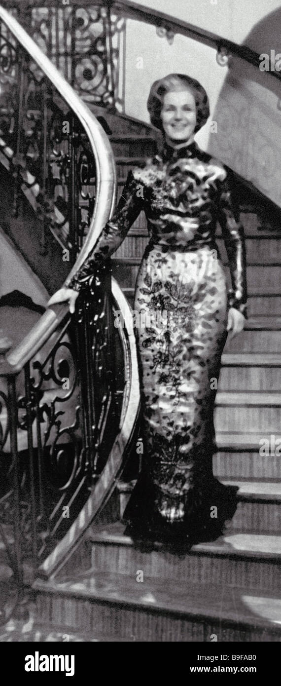 The Soviet Ambassador Yulia Borisova starring as Yelena Koltsova Stock ...