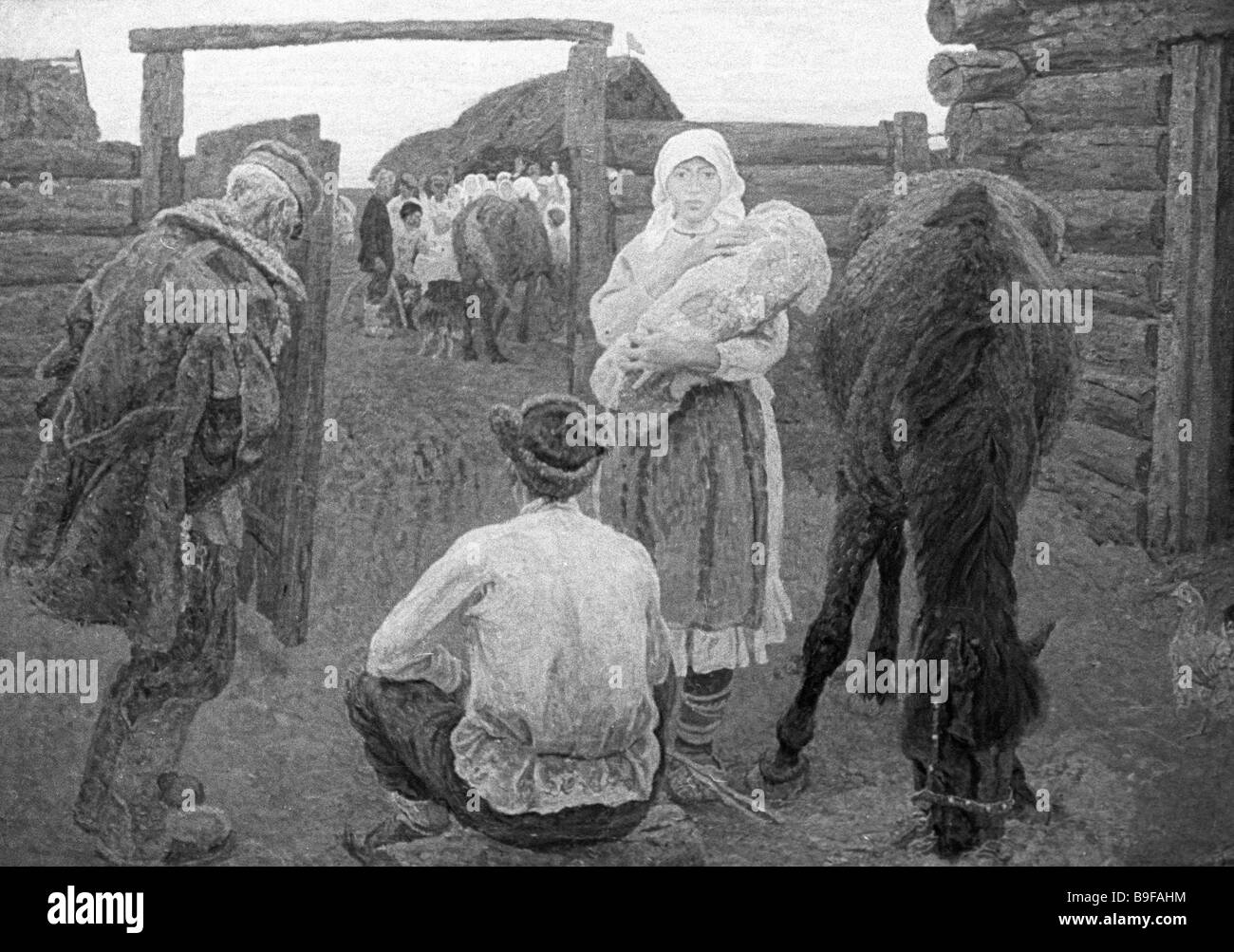 Painting Collective Farm High Resolution Stock Photography and Images ...