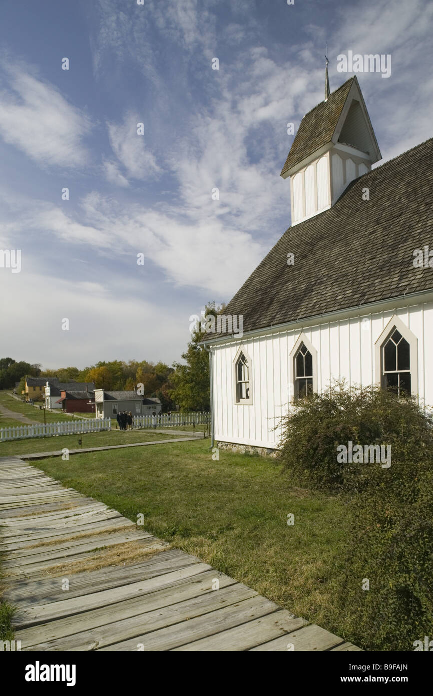 usa Iowa Des Moines open-air-museum church-buildings Old building ...