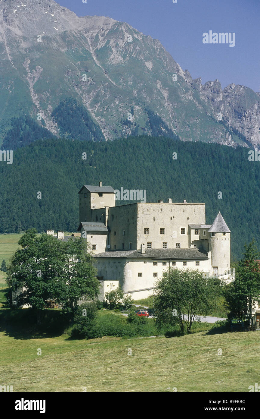 Italy South-Tyrol Schluderns Churburg Vinschgau castle complex castle ...