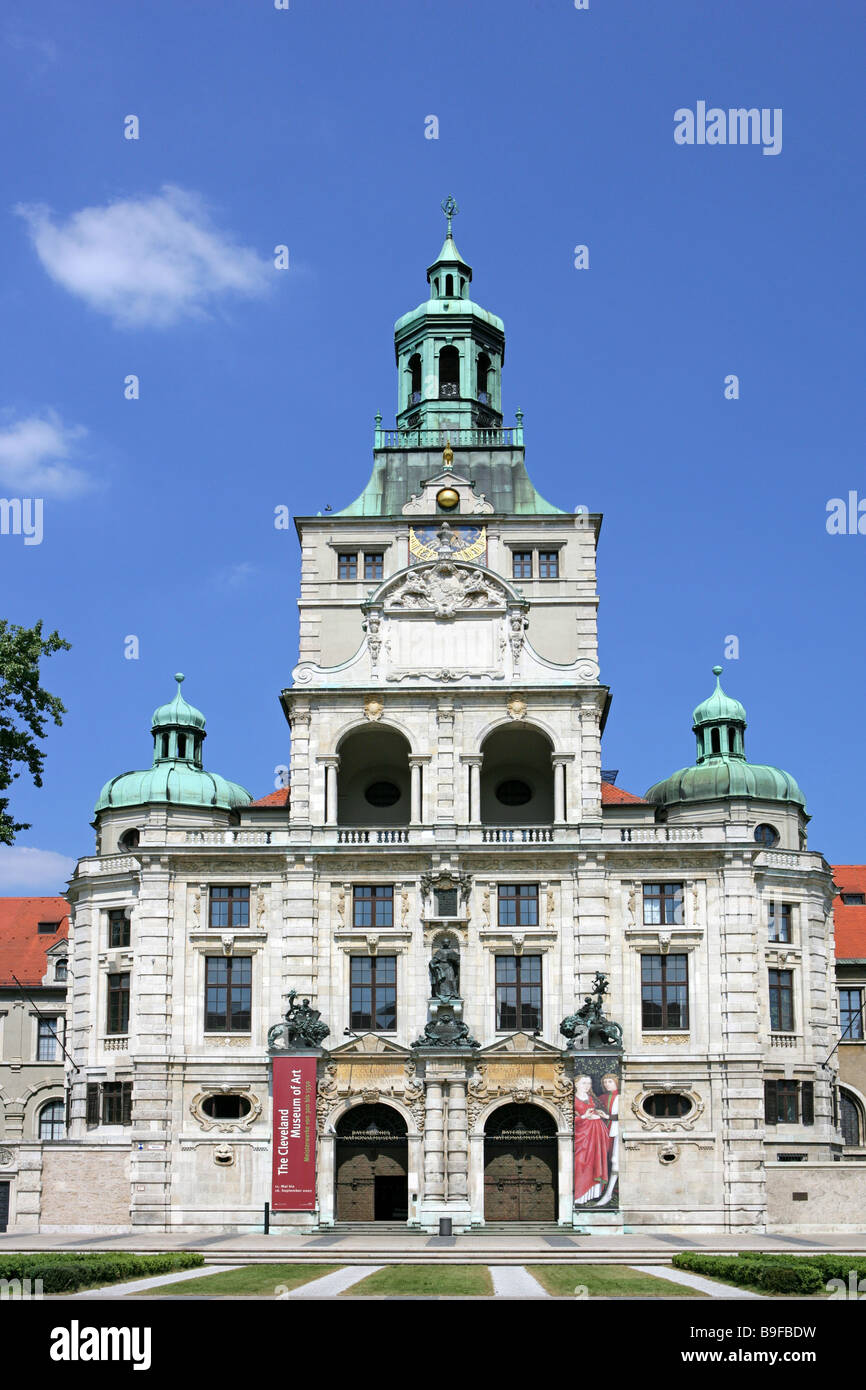 Germany Bavaria Munich Bavarian national-museum Architecture exhibition construction Bavarian ...