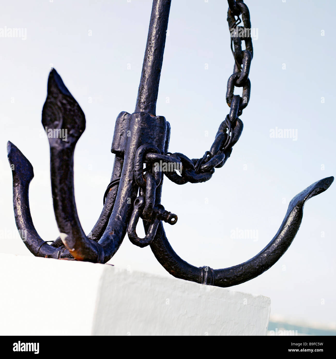 Close-up of anchor Stock Photo - Alamy