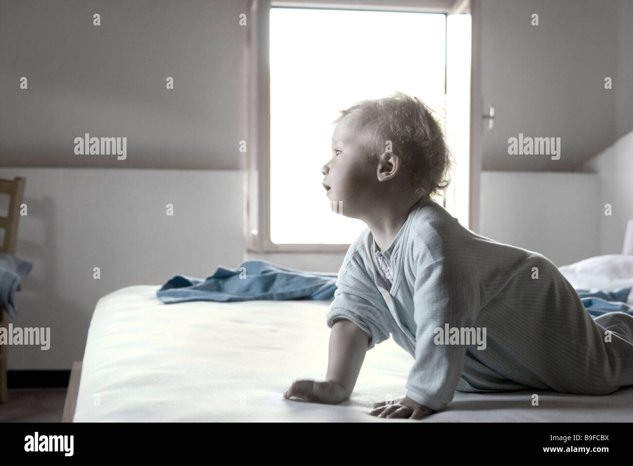 Baby toddling, low angle view Stock Photo - Alamy