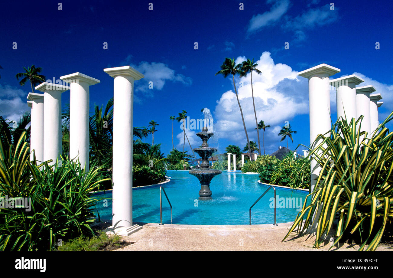 Swimming pool in resort, Gran Melia Resort, Puerto Rico Stock Photo - Alamy