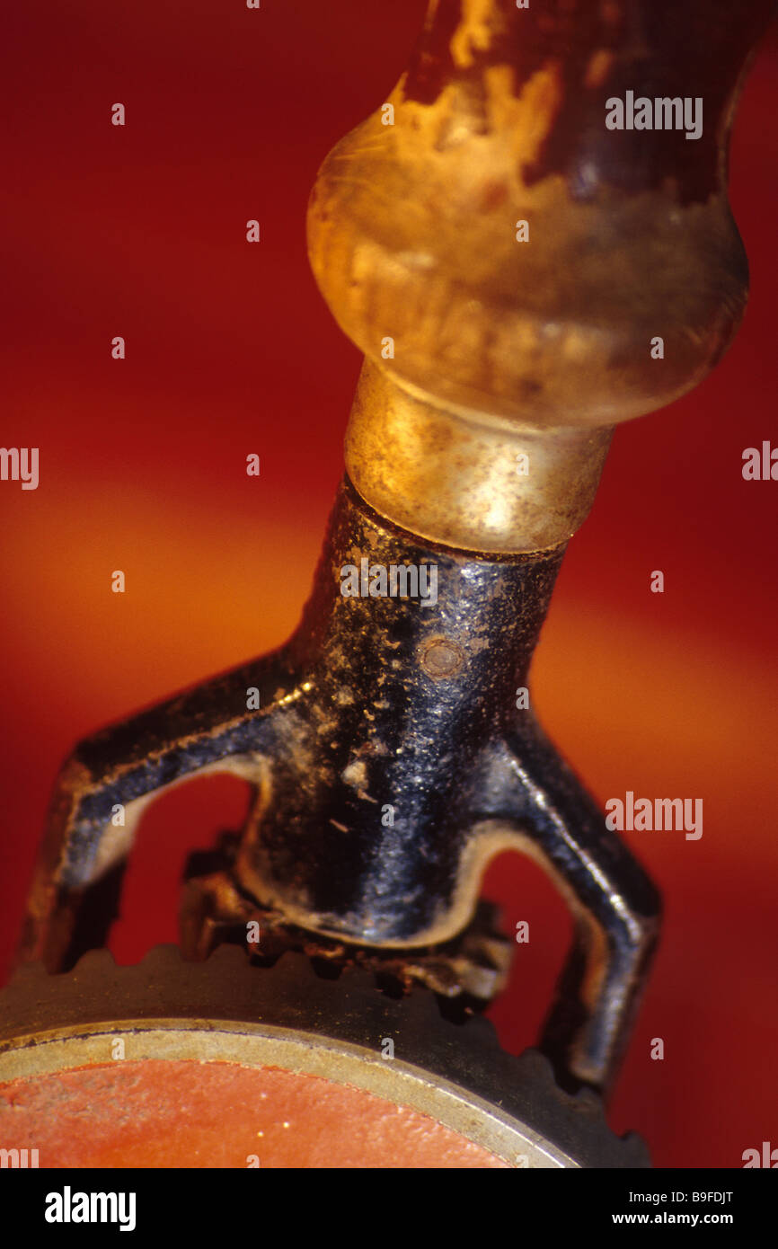A abstract photo of manually operated hand drill Stock Photo - Alamy