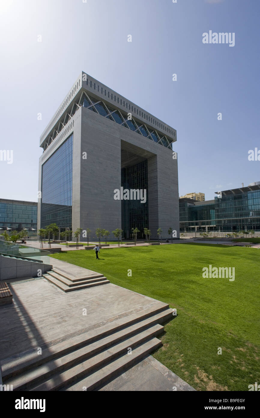 United Arabic emirates Dubai international Finance Center park sheikdom ...