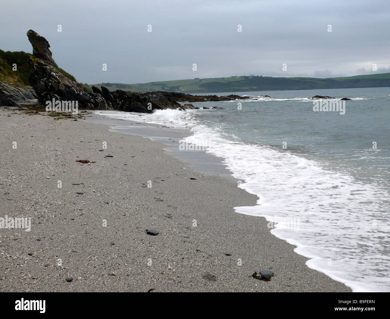 Beach scene, Cornwall Stock Photo - Alamy