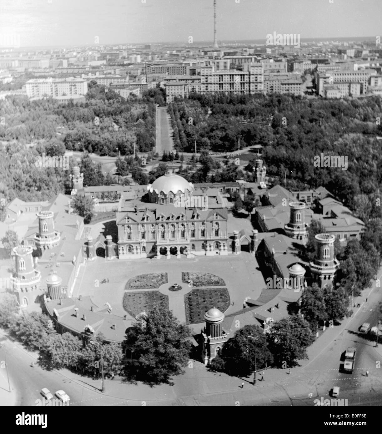 The building of the Zhukovsky Air Force Engineering Academy Stock Photo ...