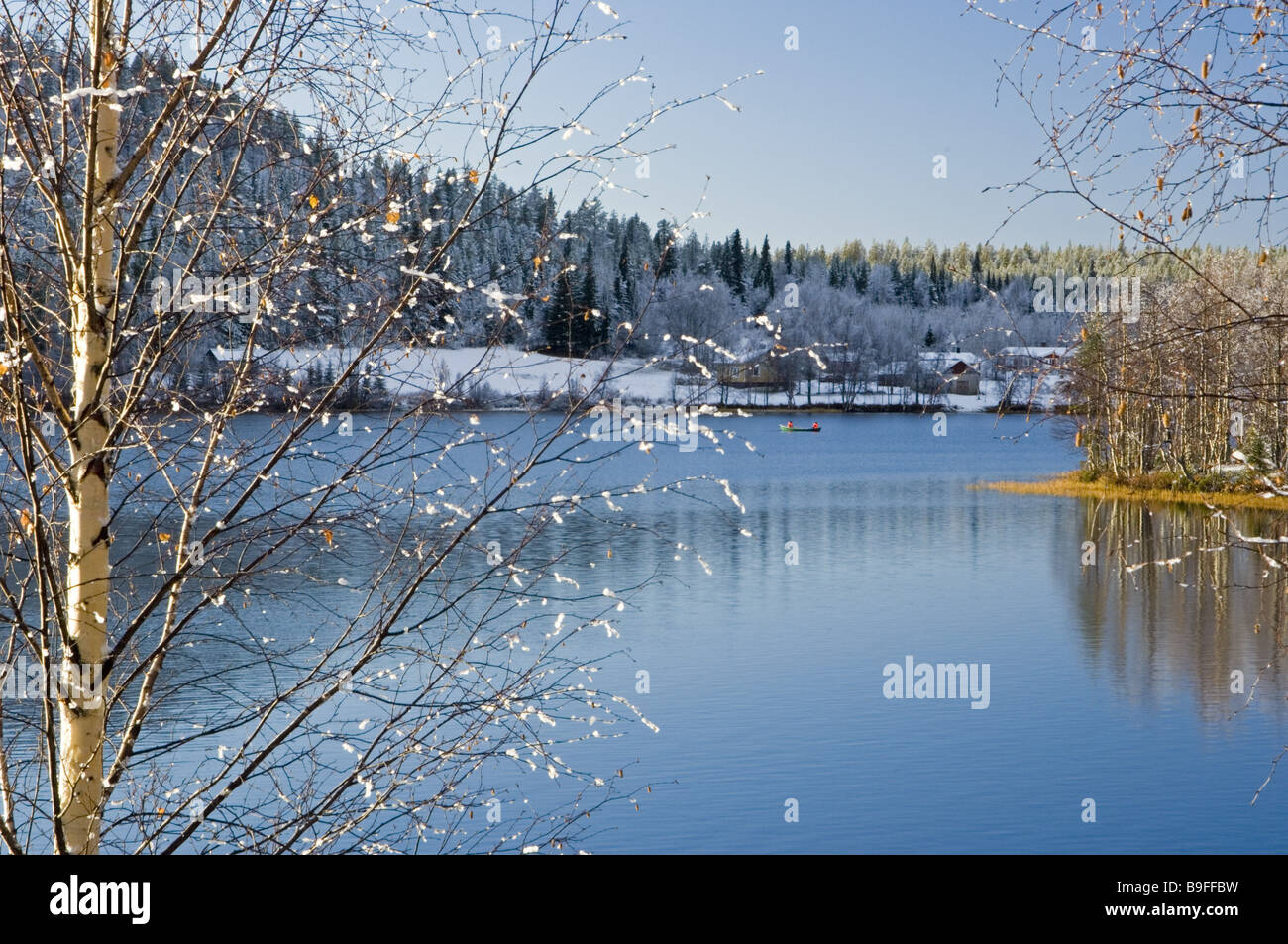 River ounasjoki and river boat hi-res stock photography and images - Alamy