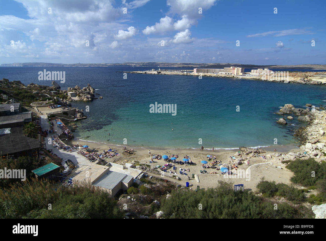 Malta Paradise Bay Marfa Ridge Stock Photo - Alamy
