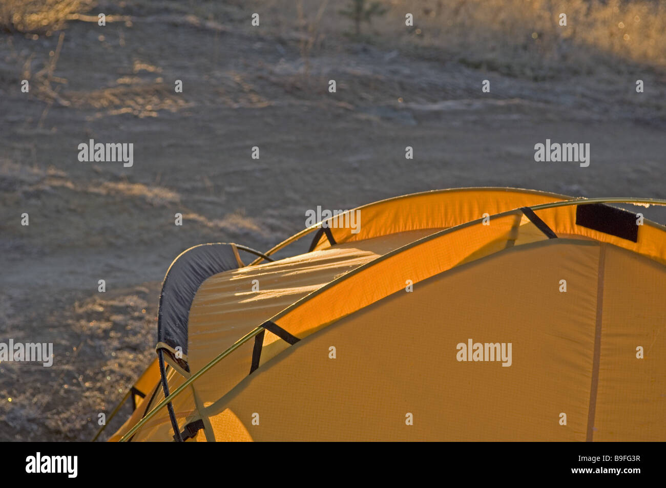 Tent sunshine outside detail Stock Photo - Alamy