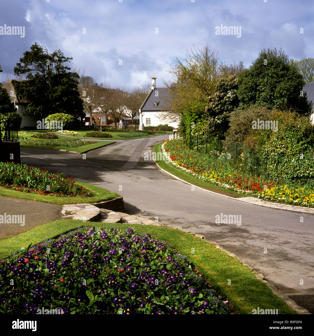 UK Devon Bideford Victoria Park Stock Photo - Alamy