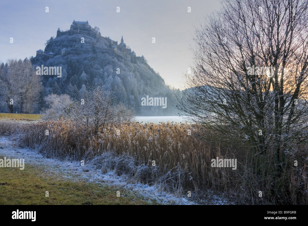 Carinthia austria winter castle hi-res stock photography and images - Alamy
