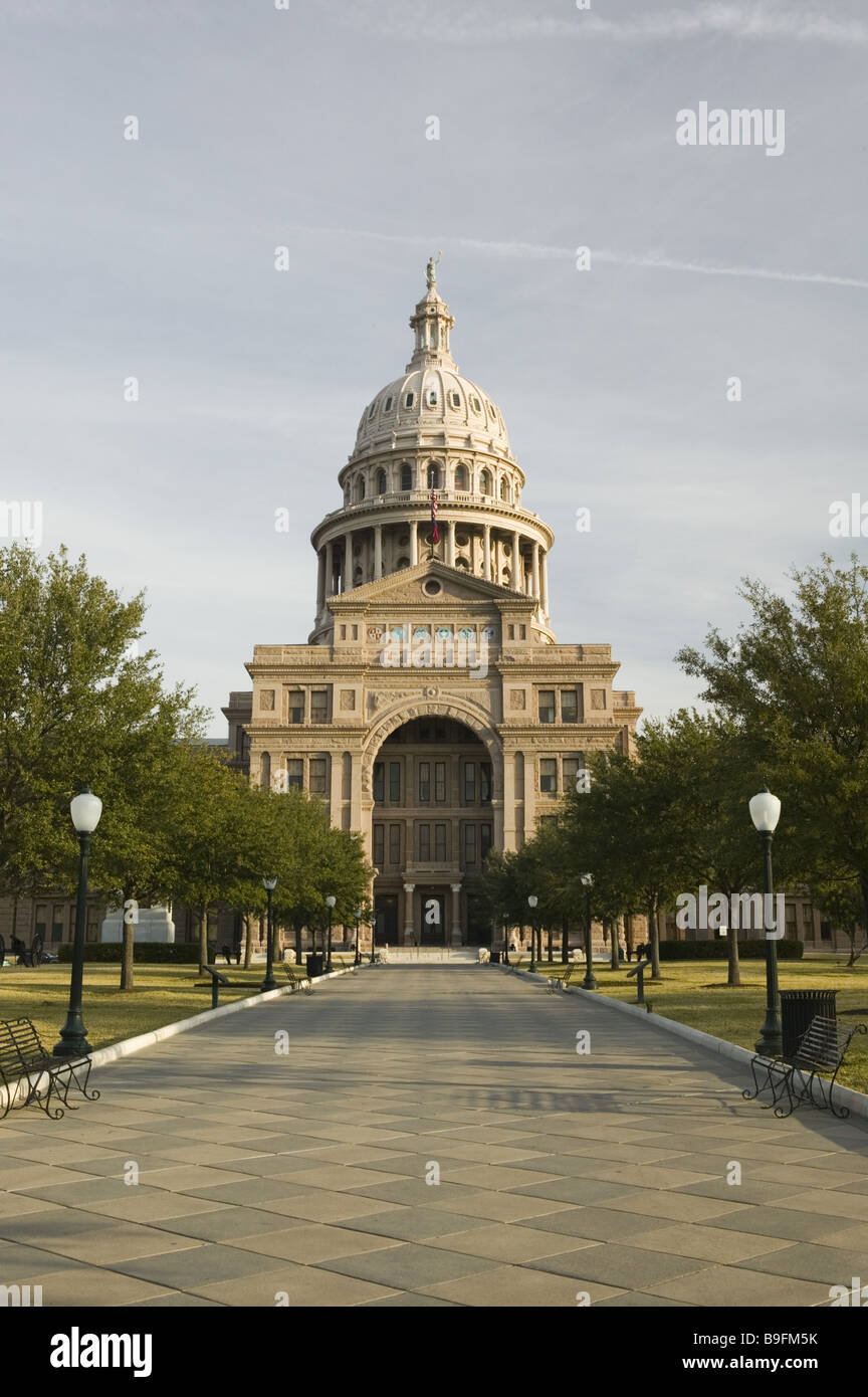 usa Texas Austin Capitol exterior morning-mood Avenue America official ...