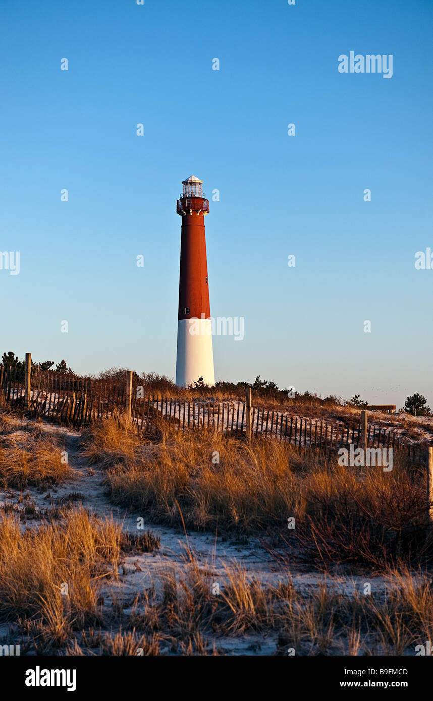 Barnegat Lighthouse Long Beach Island New Jersey USA Stock Photo - Alamy