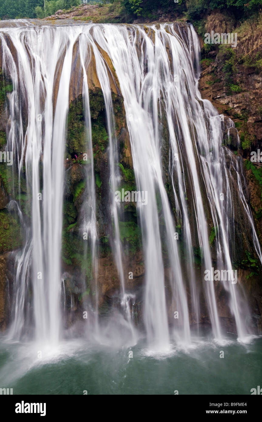China, Guizhou Province, Huangguoshu Waterfall is the largest in China ...