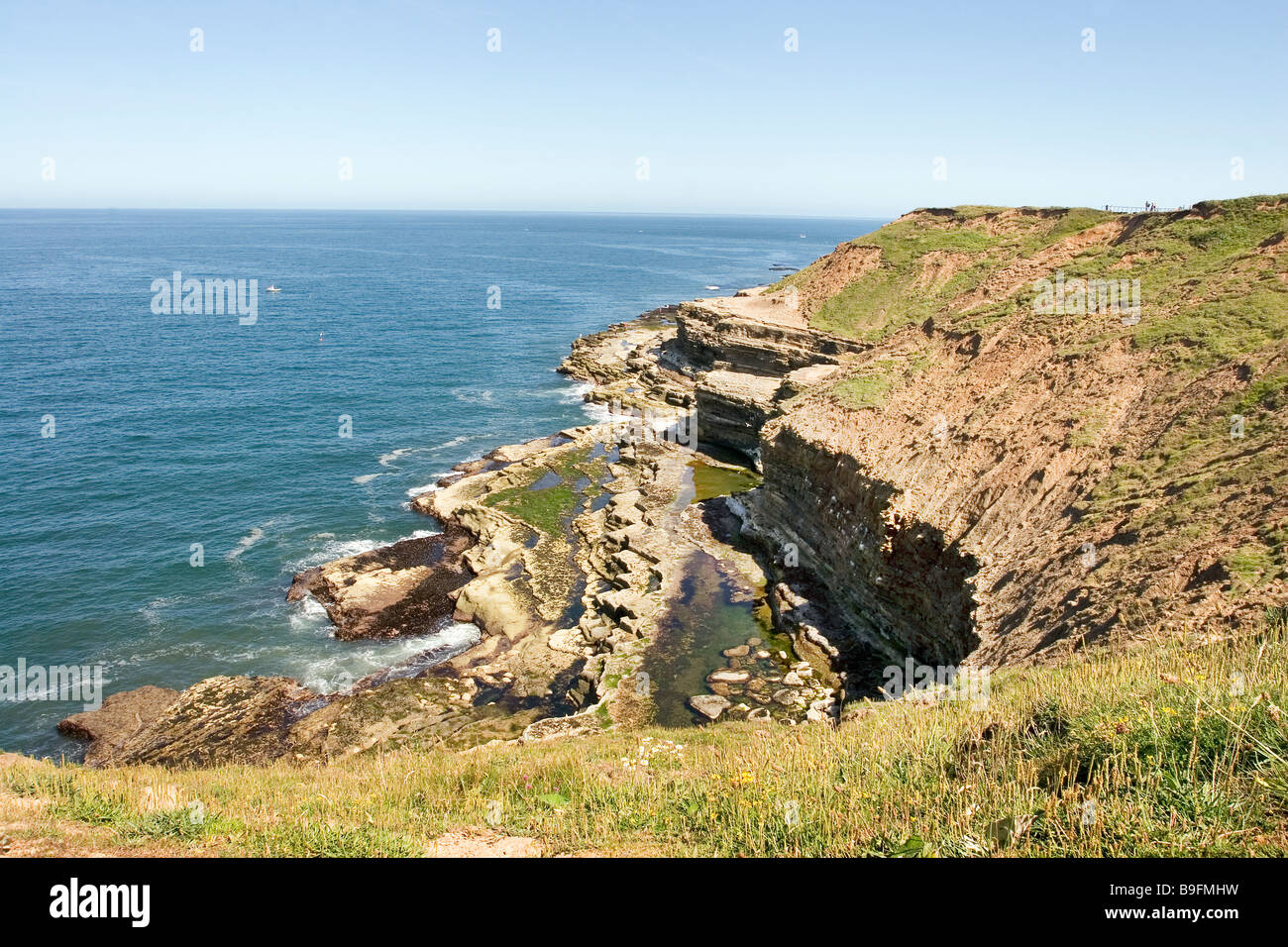 Filey Brigg, North Yorkshire Stock Photo - Alamy