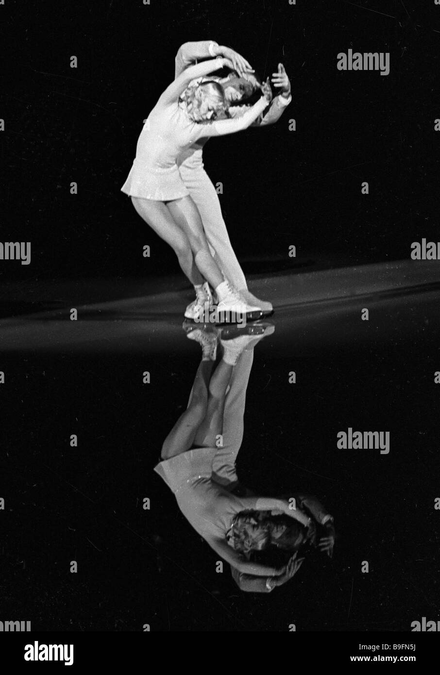 Figure skaters Lyudmila Belousova and Oleg Protopopov many times ...