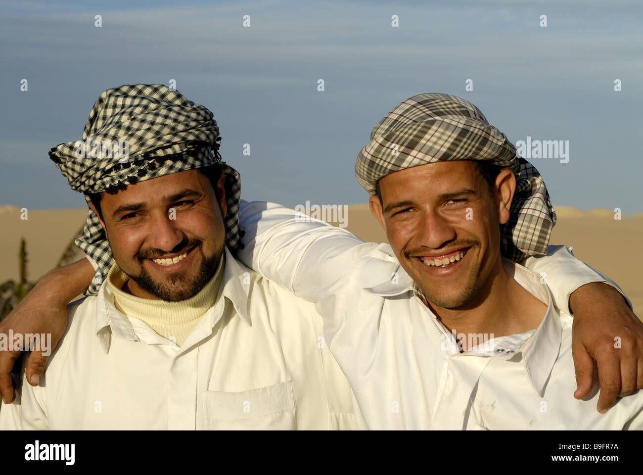 Egypt oasis siwa Bedouins smiling portrait Africa desert sand-desert ...