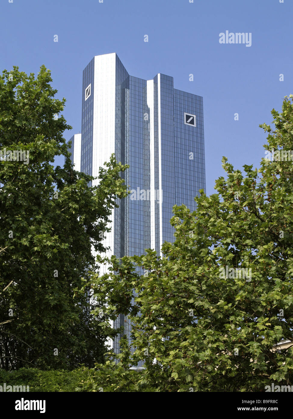 Germany Hesse Frankfurt am Main German bank Architecture outside bank ...