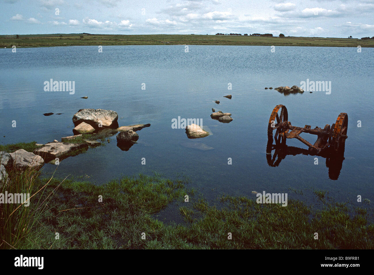 Dozmary Pool, Cornwall, reputed resting place of Excalibur Stock Photo ...