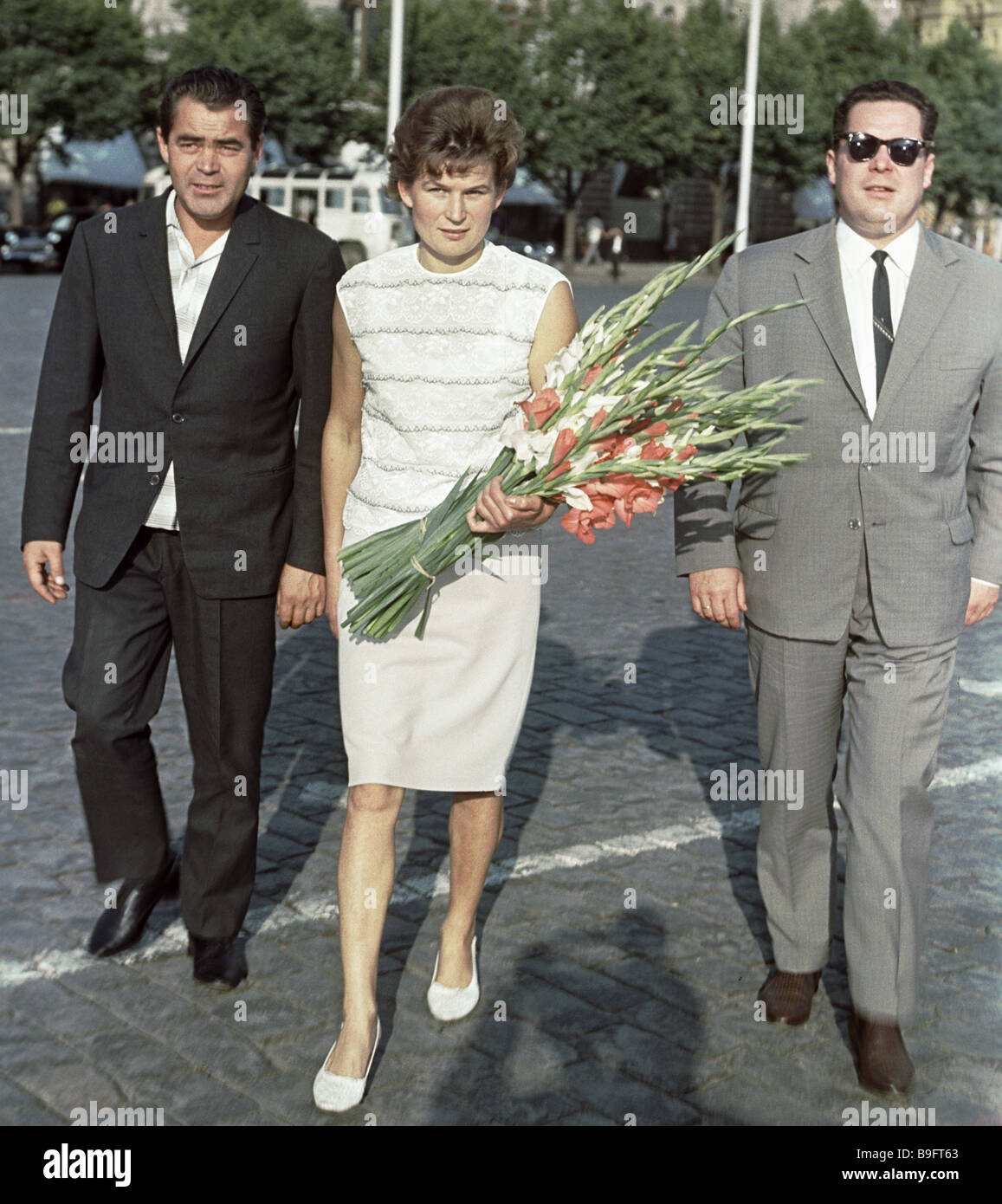 Pilot cosmonauts Andriyan Nikolayev and Valentina Tereshkova Stock ...