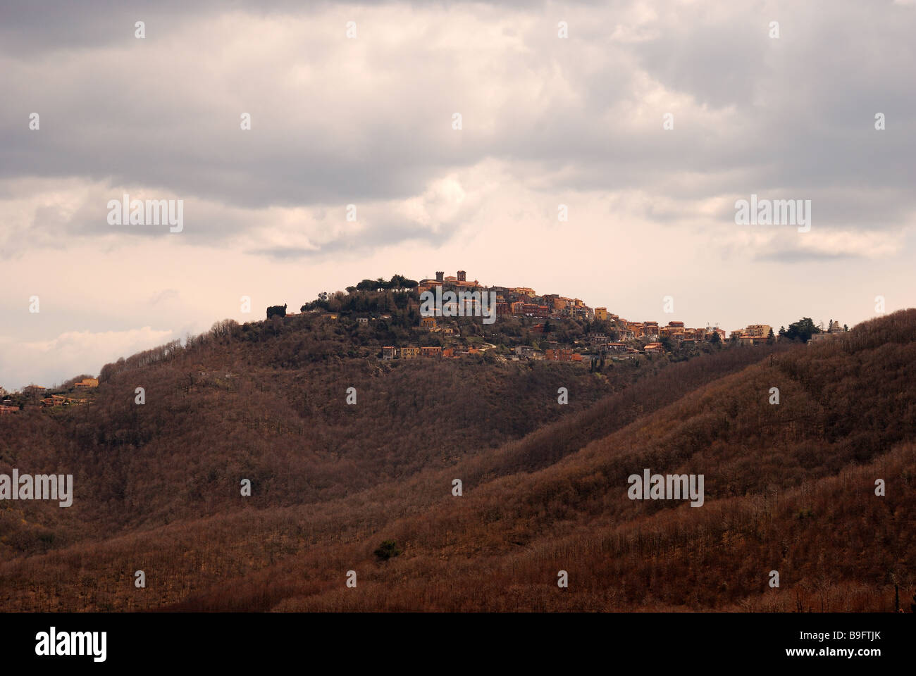 Panorama of Rocca Priora, Alban Hills (Italy Stock Photo - Alamy