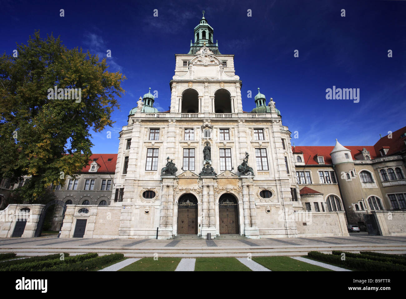 Germany Bavaria Munich Bavarian national-museum Stock Photo - Alamy